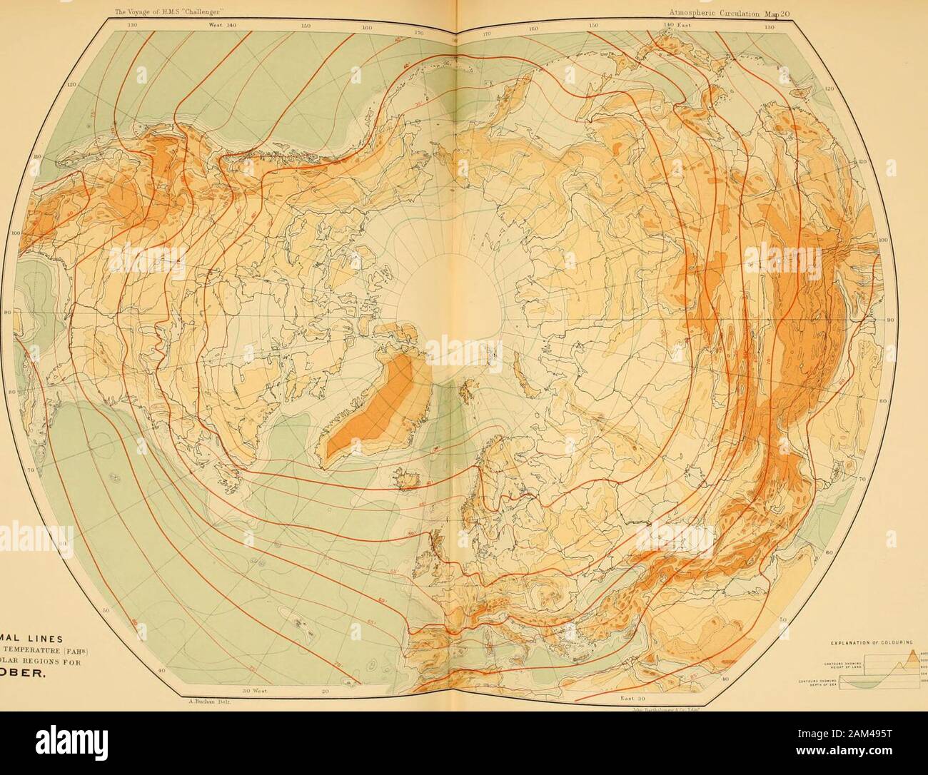 Isothermal map hi-res stock photography and images - Alamy