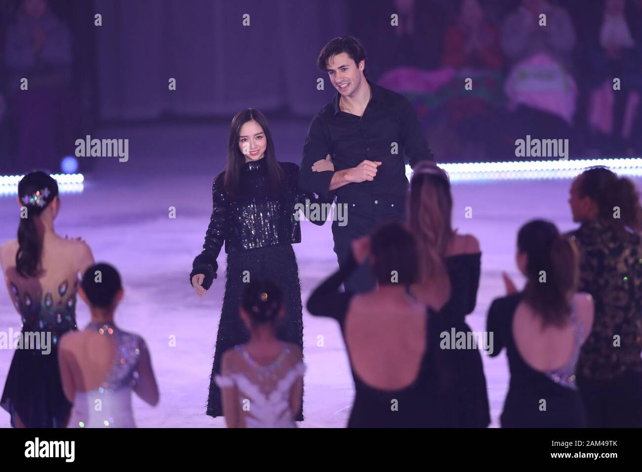 Shinyokohama Skate Center, Kanagawa, Japan. 10th Jan, 2020. (L-R) Emiri ...