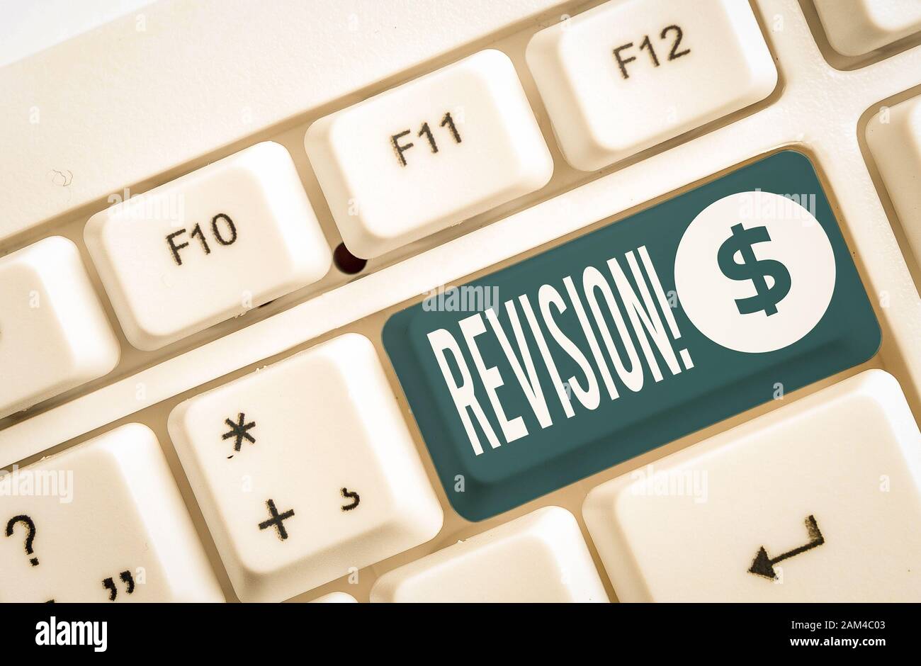 Word writing text Revision. Business photo showcasing action of ...