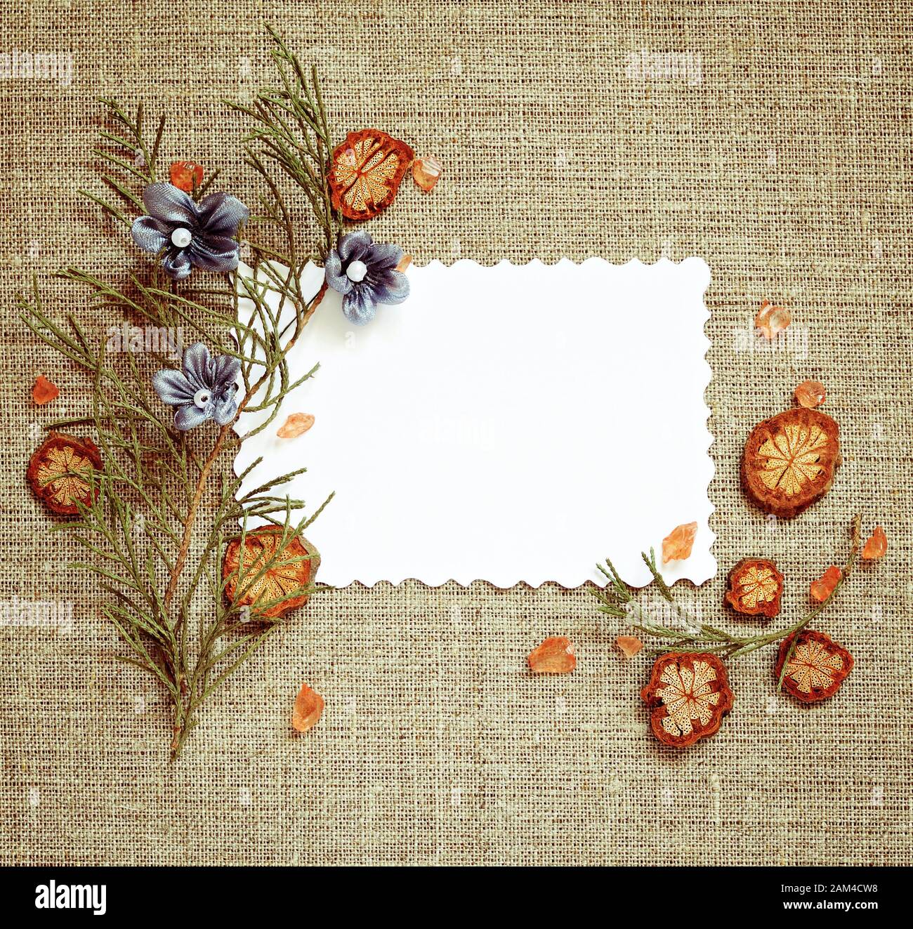 Canvas background with card for text Stock Photo - Alamy