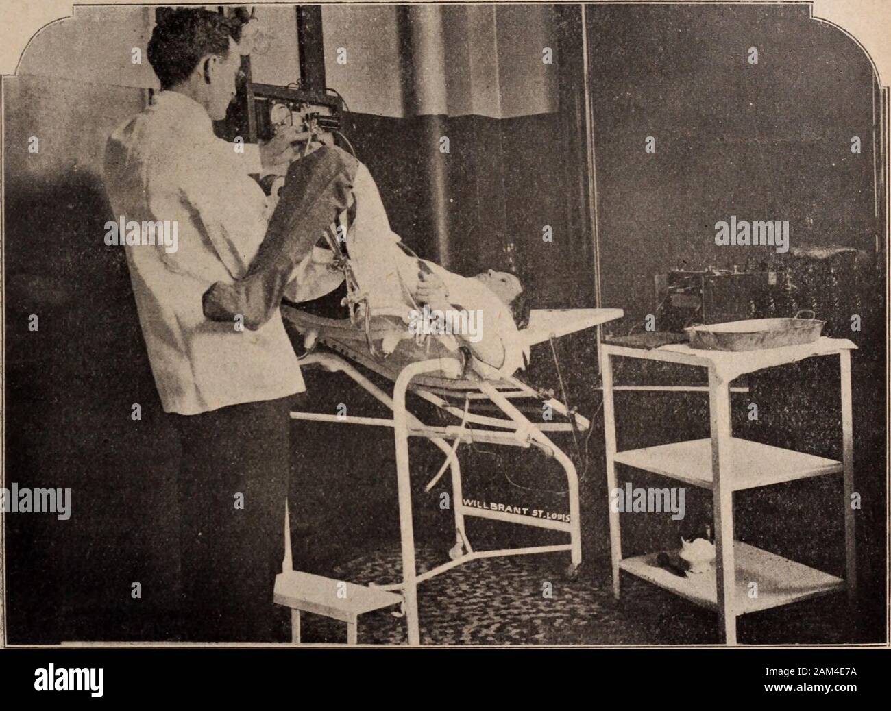 Interstate medical journal . PIG. 2.—The table in position for ...