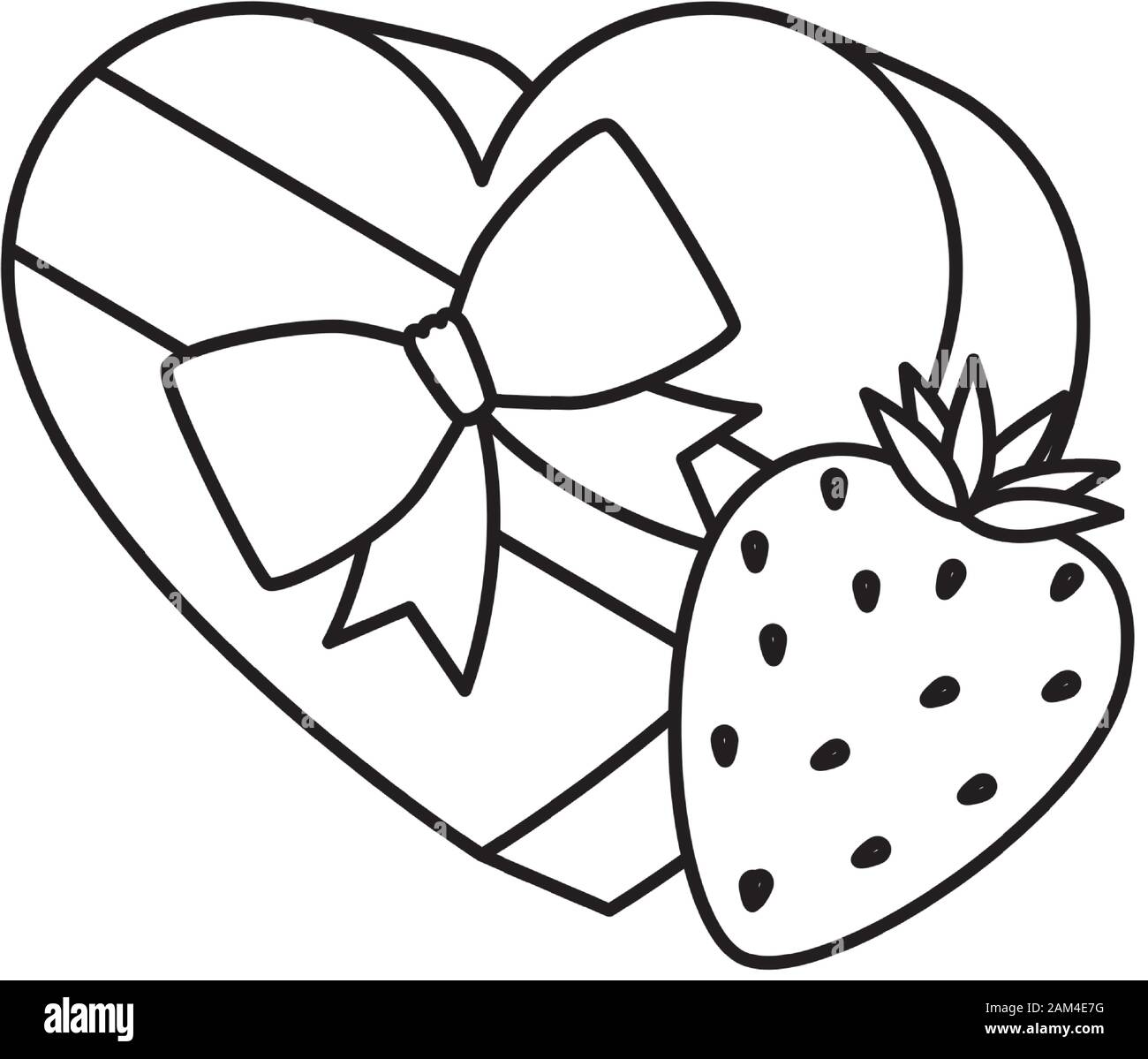 Strawberry Heart Clip Art