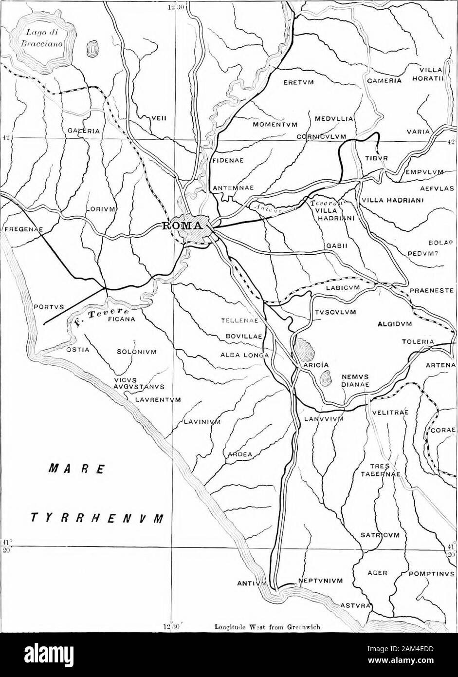 Maps of rome Black and White Stock Photos & Images - Alamy