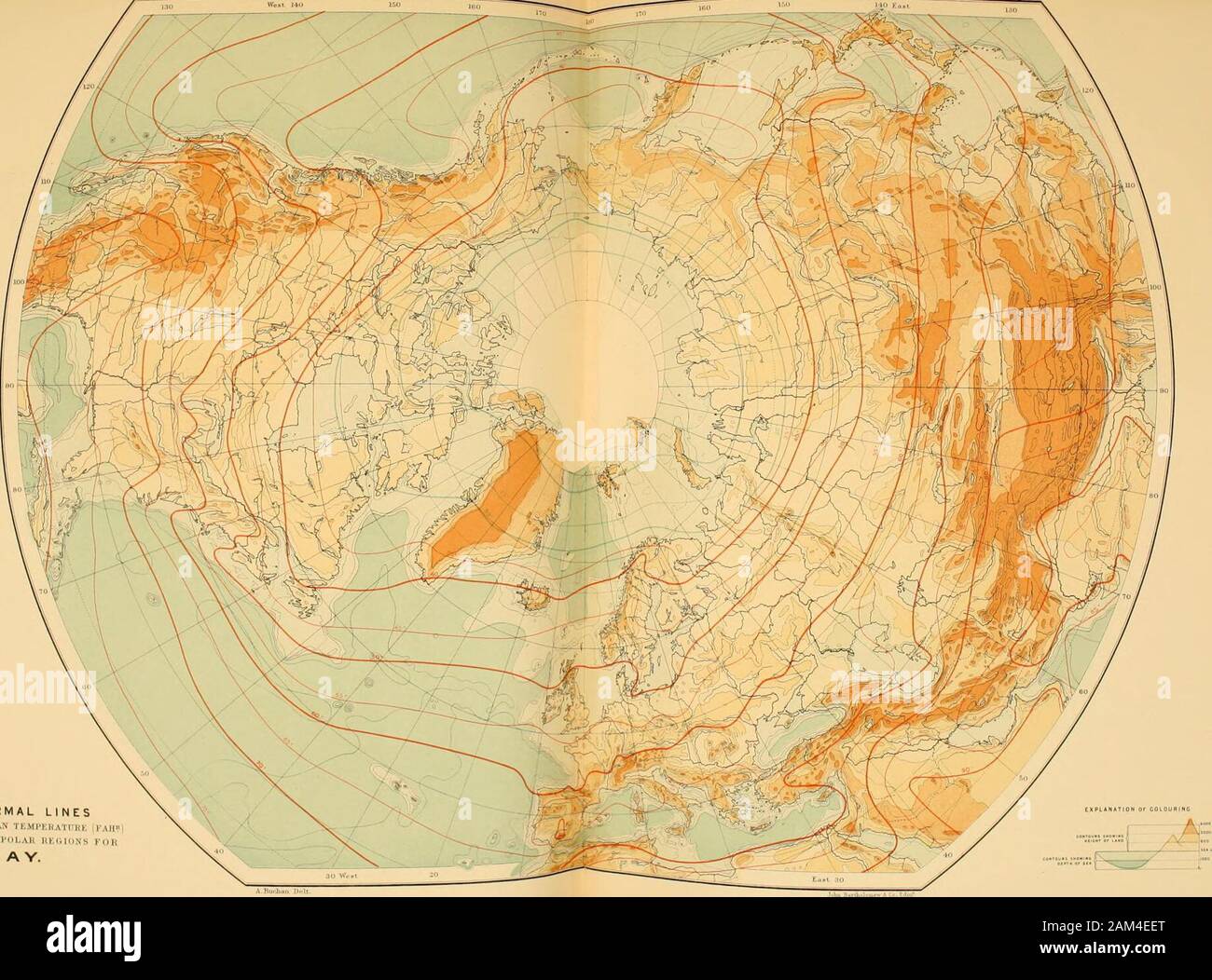 Isothermal map hi-res stock photography and images - Alamy