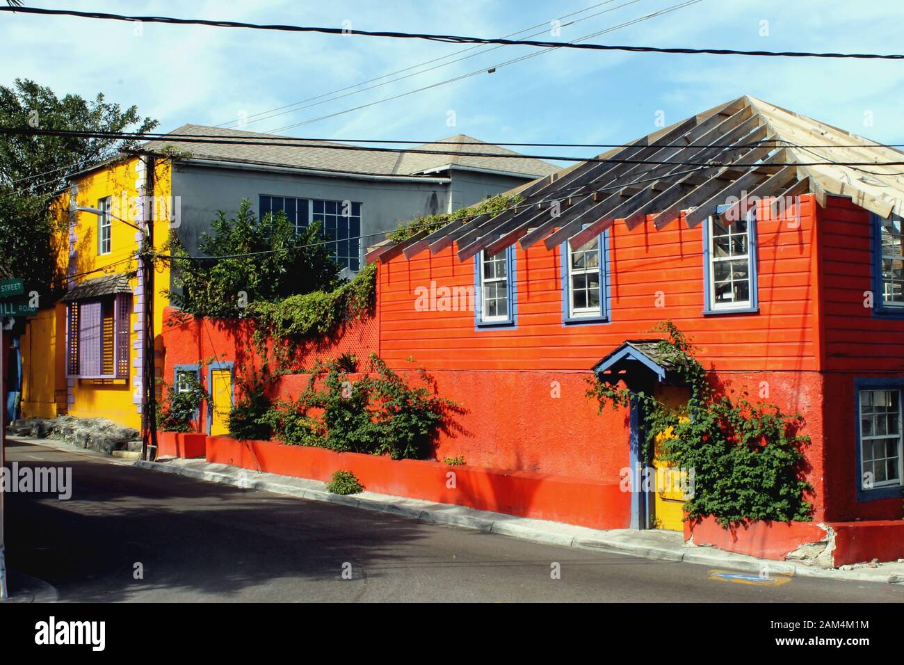 House nassau orange hi-res stock photography and images - Alamy