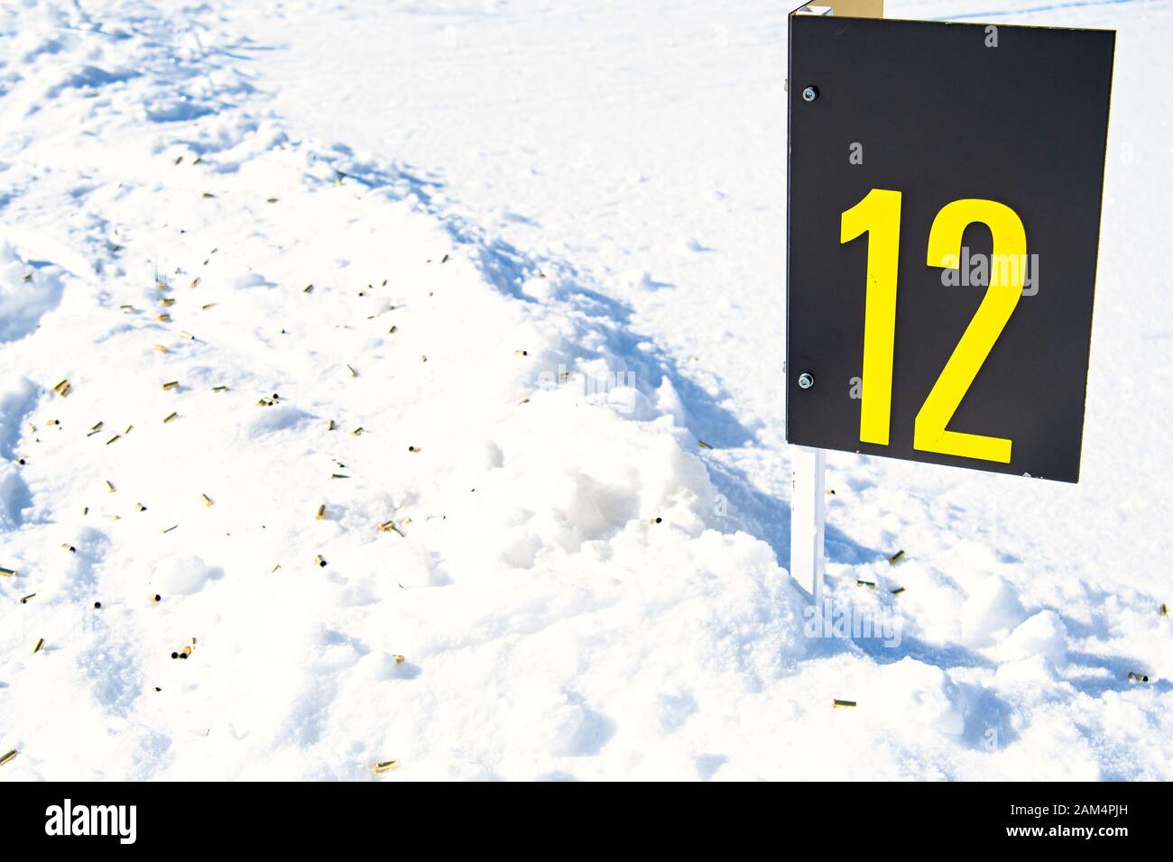 Biathlon shooting range stadium hi-res stock photography and images - Alamy