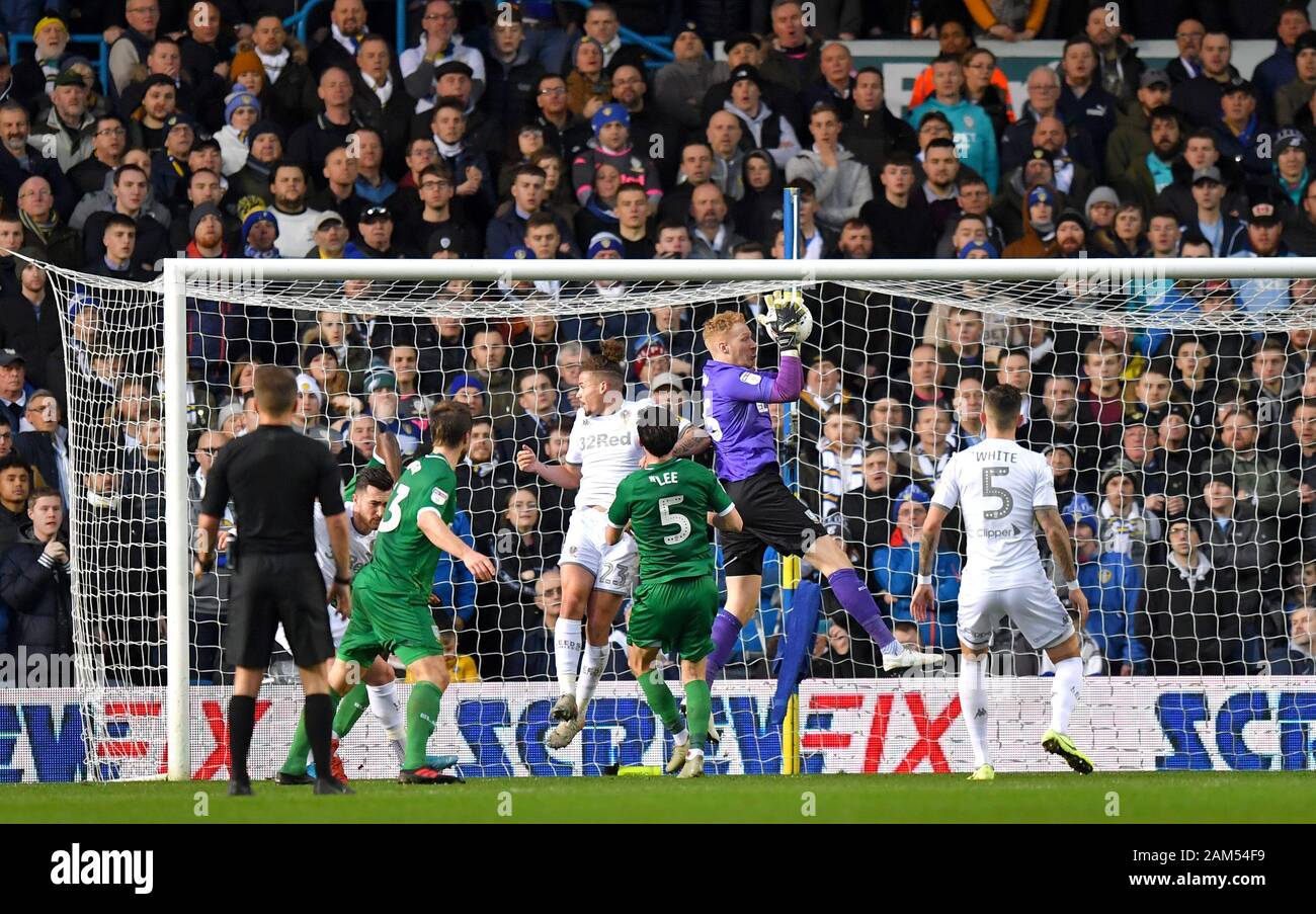 Sheffield Wednesday goalkeeper Cameron Dawson makes a save during the ...
