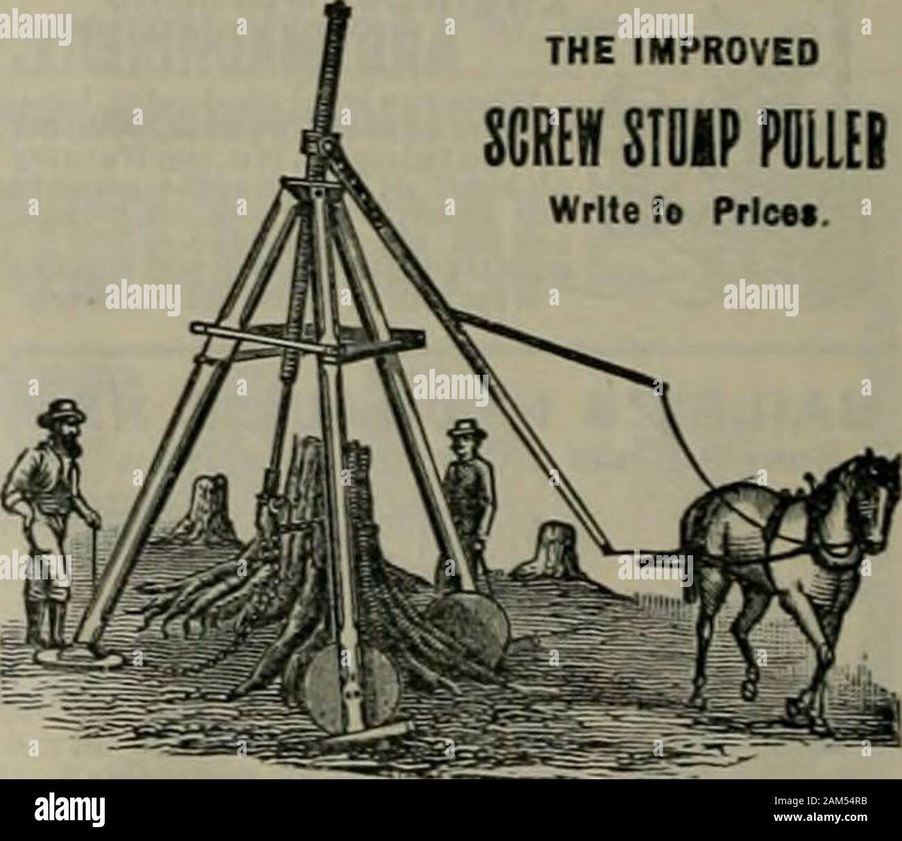 Stump puller hi-res stock photography and images - Alamy