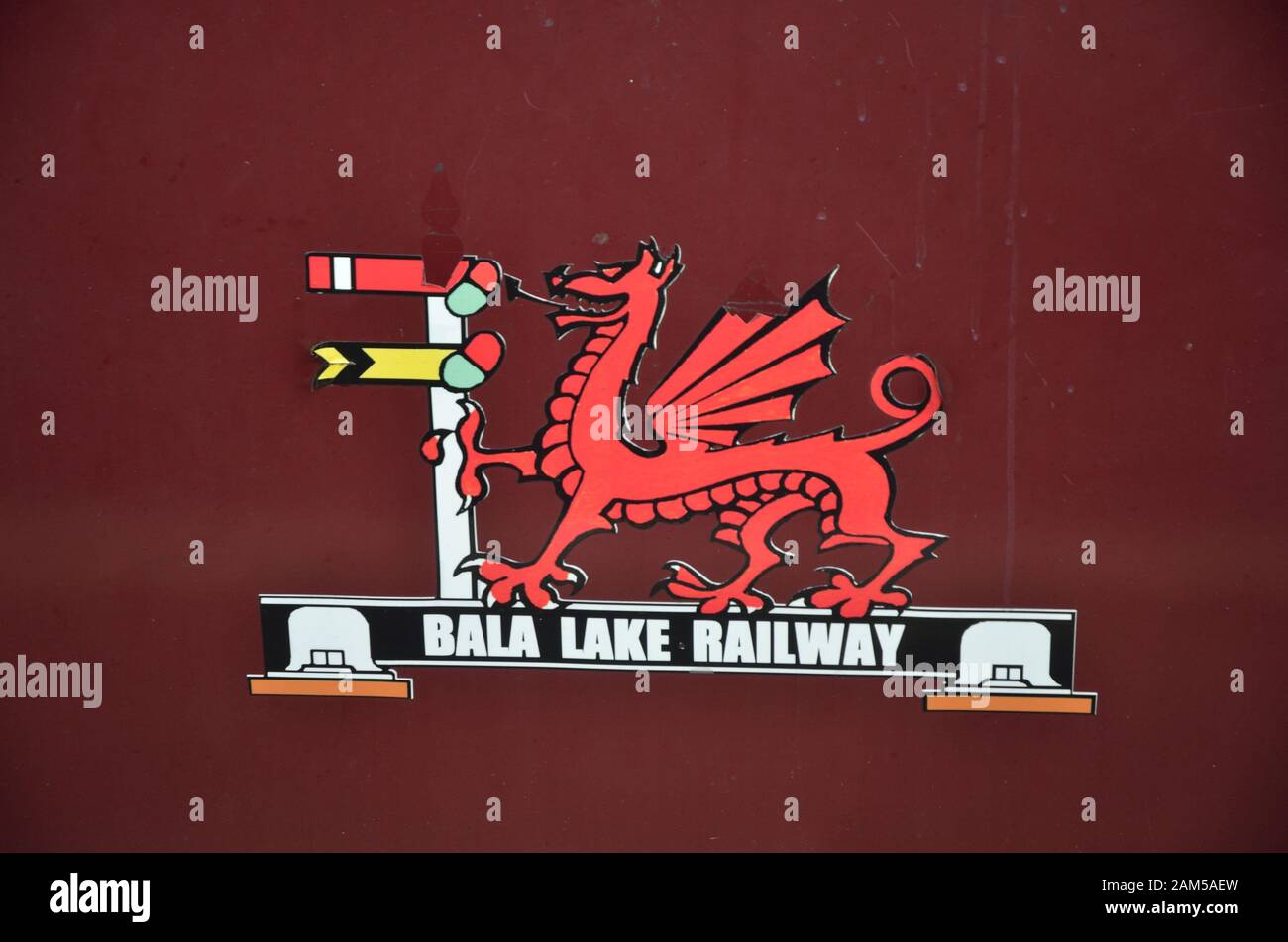 Sign bala lake railway wales hi-res stock photography and images - Alamy