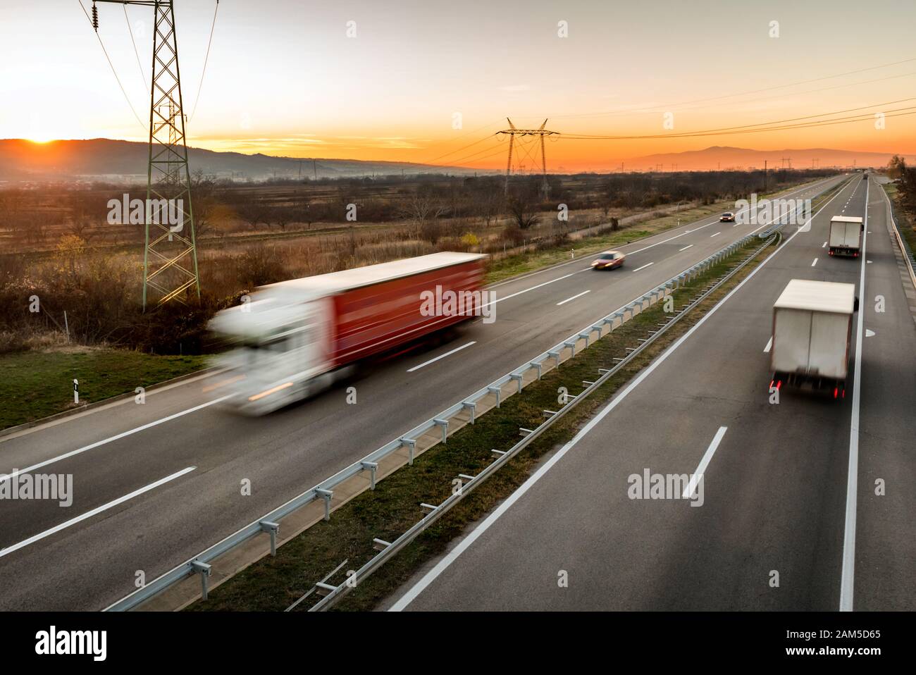Light delivery trucks hi-res stock photography and images - Alamy