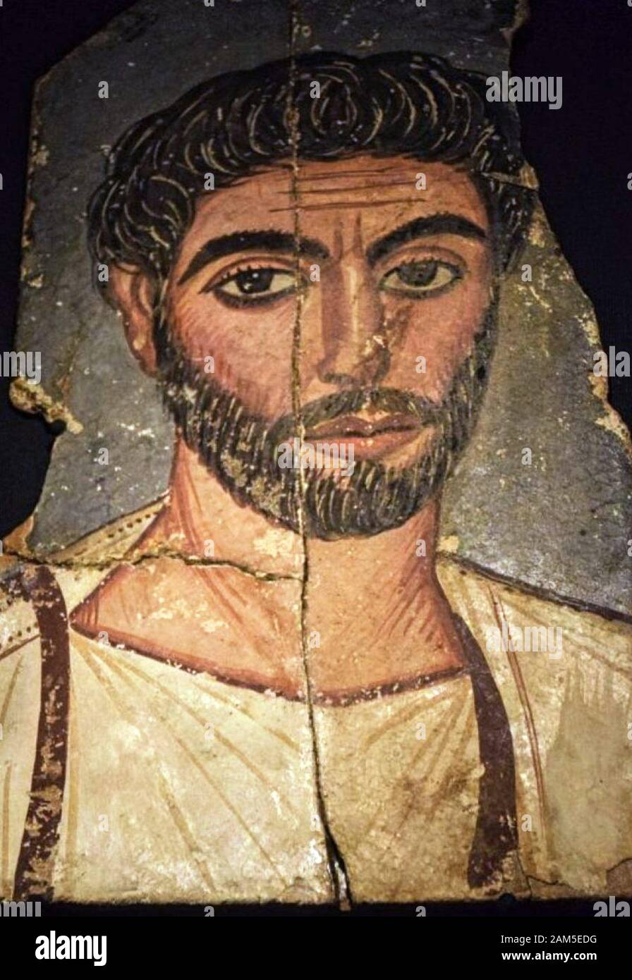 Fayum Portraits. Ancient Greek funeral paintings from 3rd century BC to ...