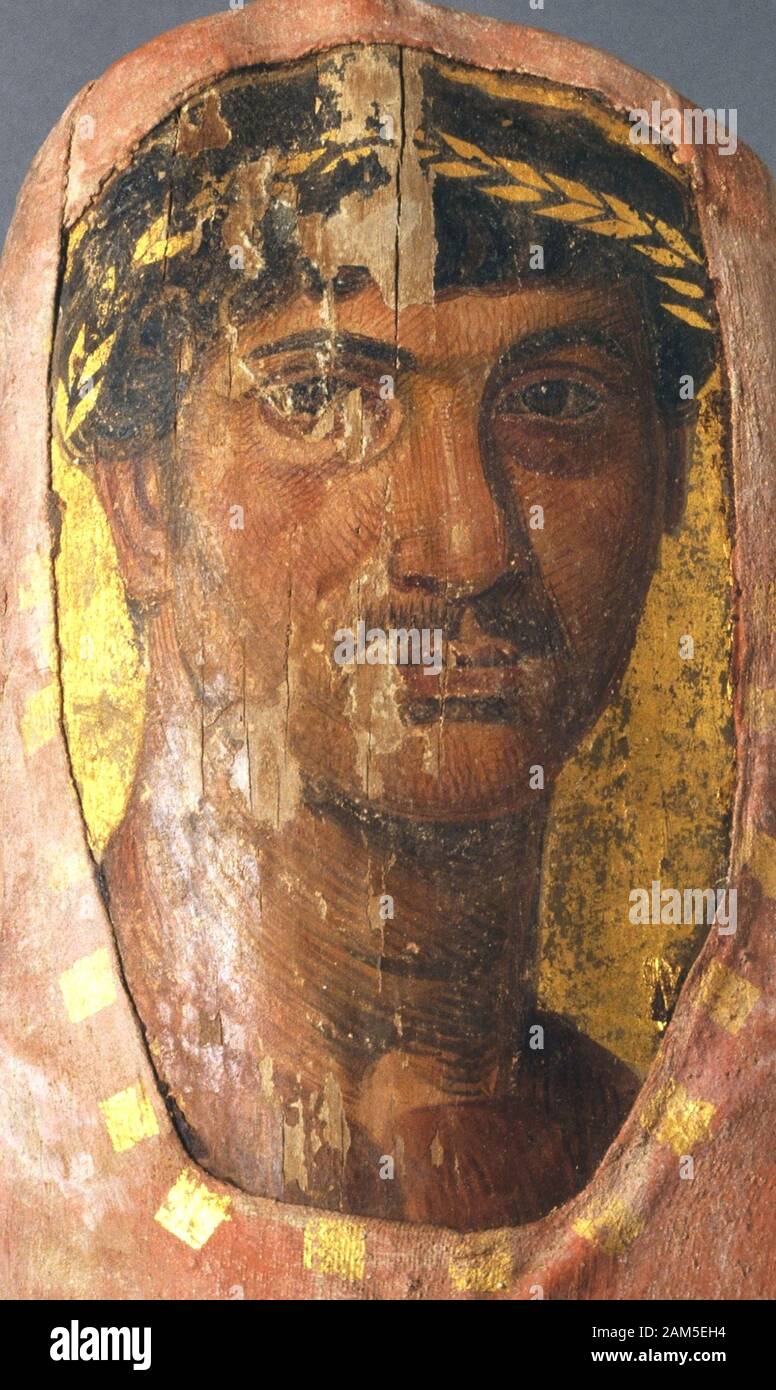 Fayum Portraits. Ancient Greek funeral paintings from 3rd century BC to ...