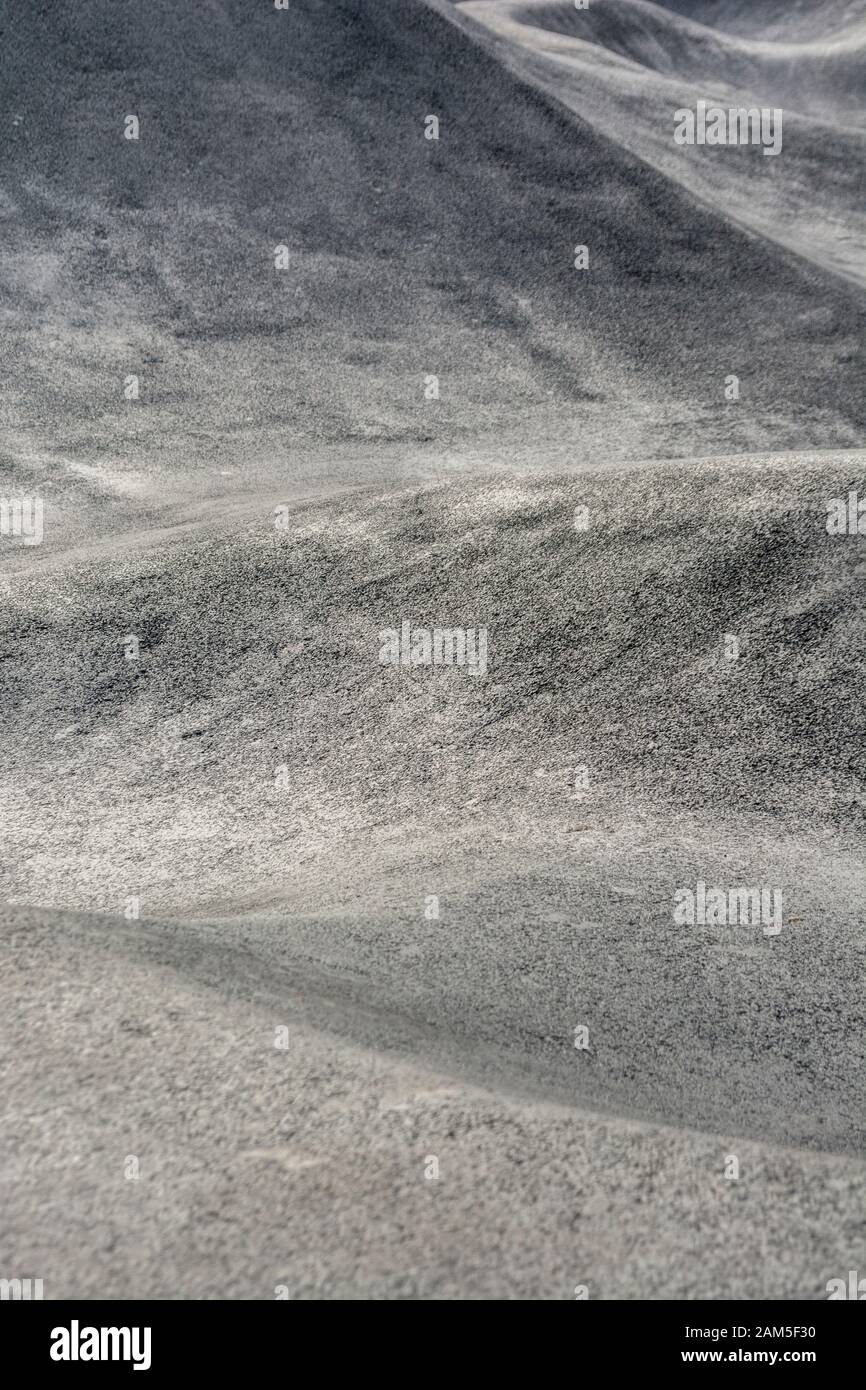 Sloping ramp surface of a skatepark / skateboard park. Metaphor incline ...