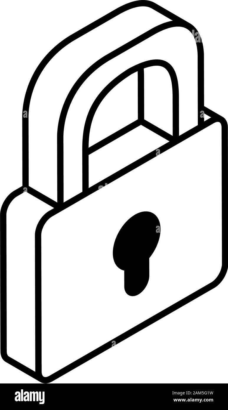 security padlock on white background vector illustration design Stock ...