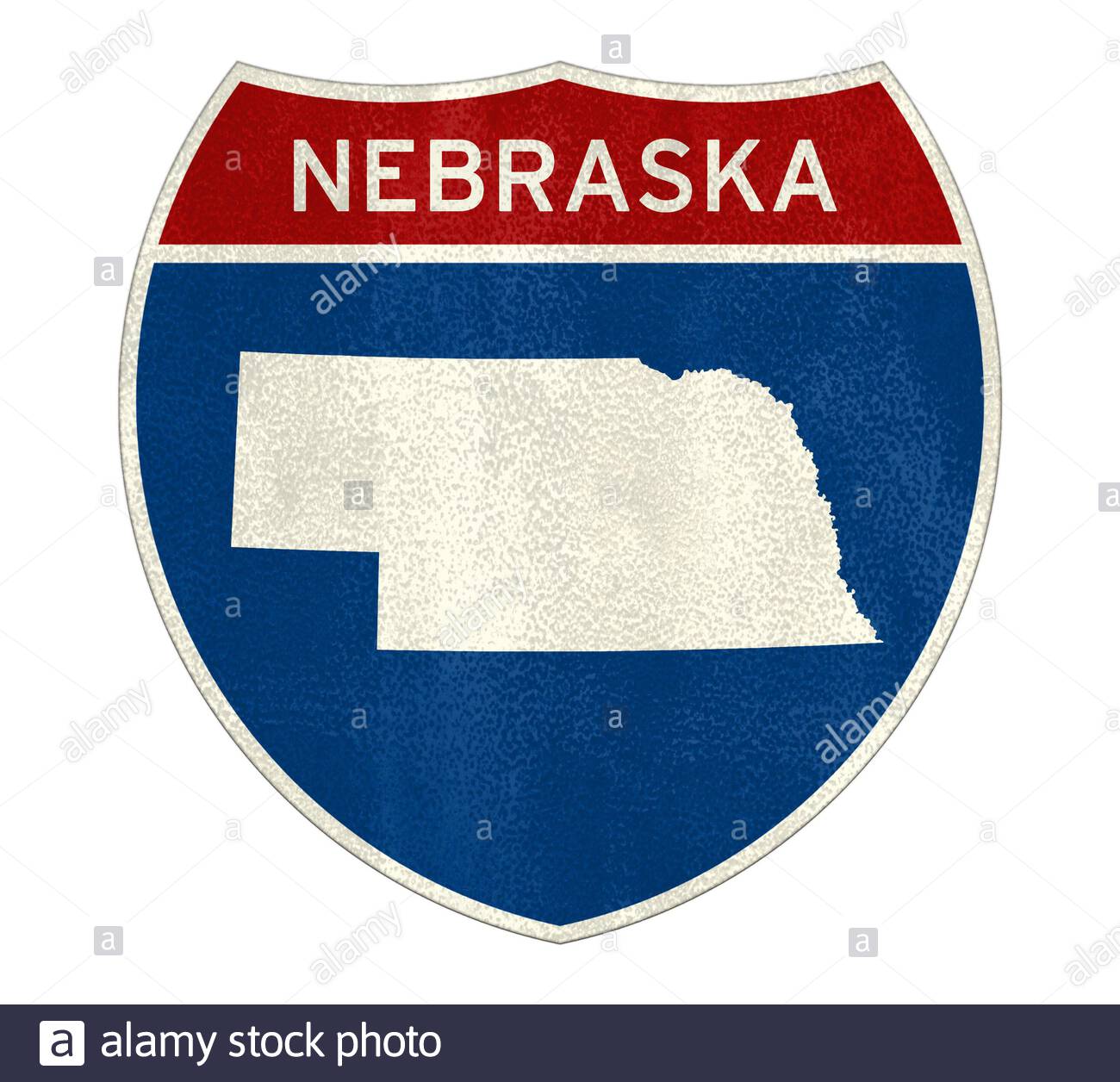Map Of Nebraska High Resolution Stock Photography and Images - Alamy