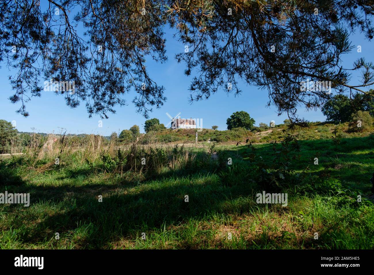 Reigate Heath Golf Club clubhouse with its iconic and unique ...