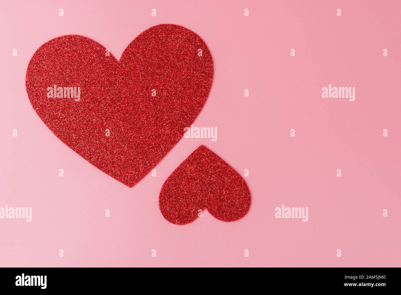 Two hearts big small hi-res stock photography and images - Alamy