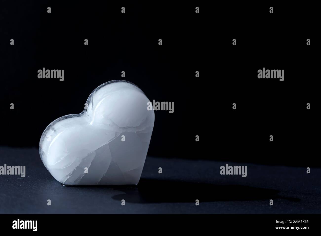 Romantic heart ice isolated on hi-res stock photography and images - Alamy