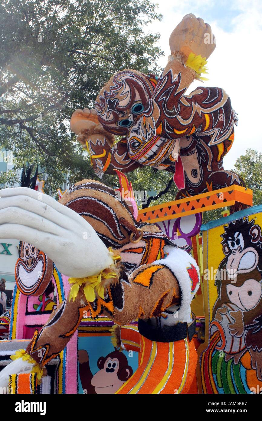 Donkey Kong float at the Junkanoo festival celebration on Bay Street on ...