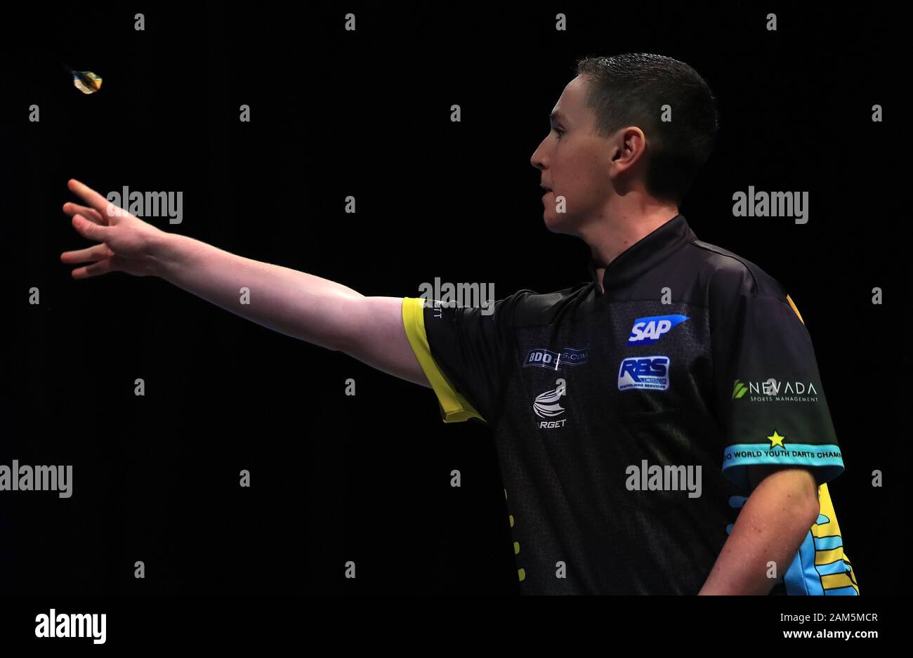 Leighton Bennett in action during the youth final during day eight of ...