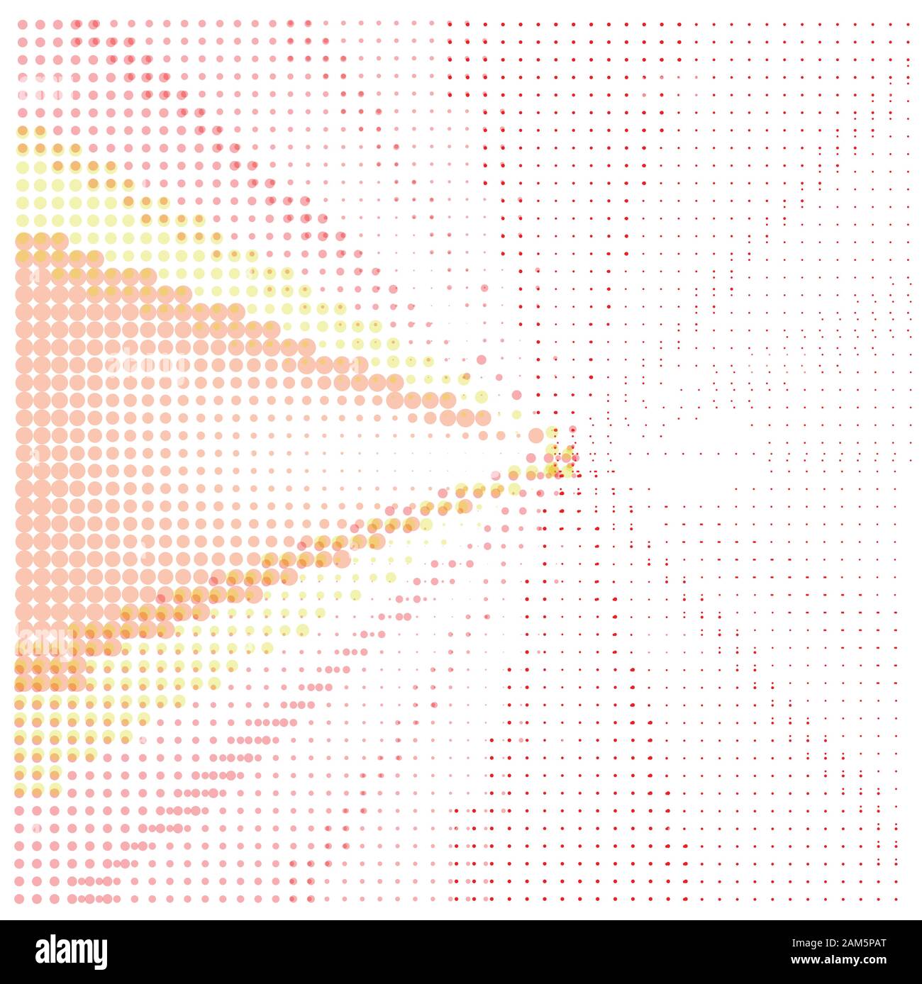 A random red dot halftone background on white Stock Vector Image & Art ...