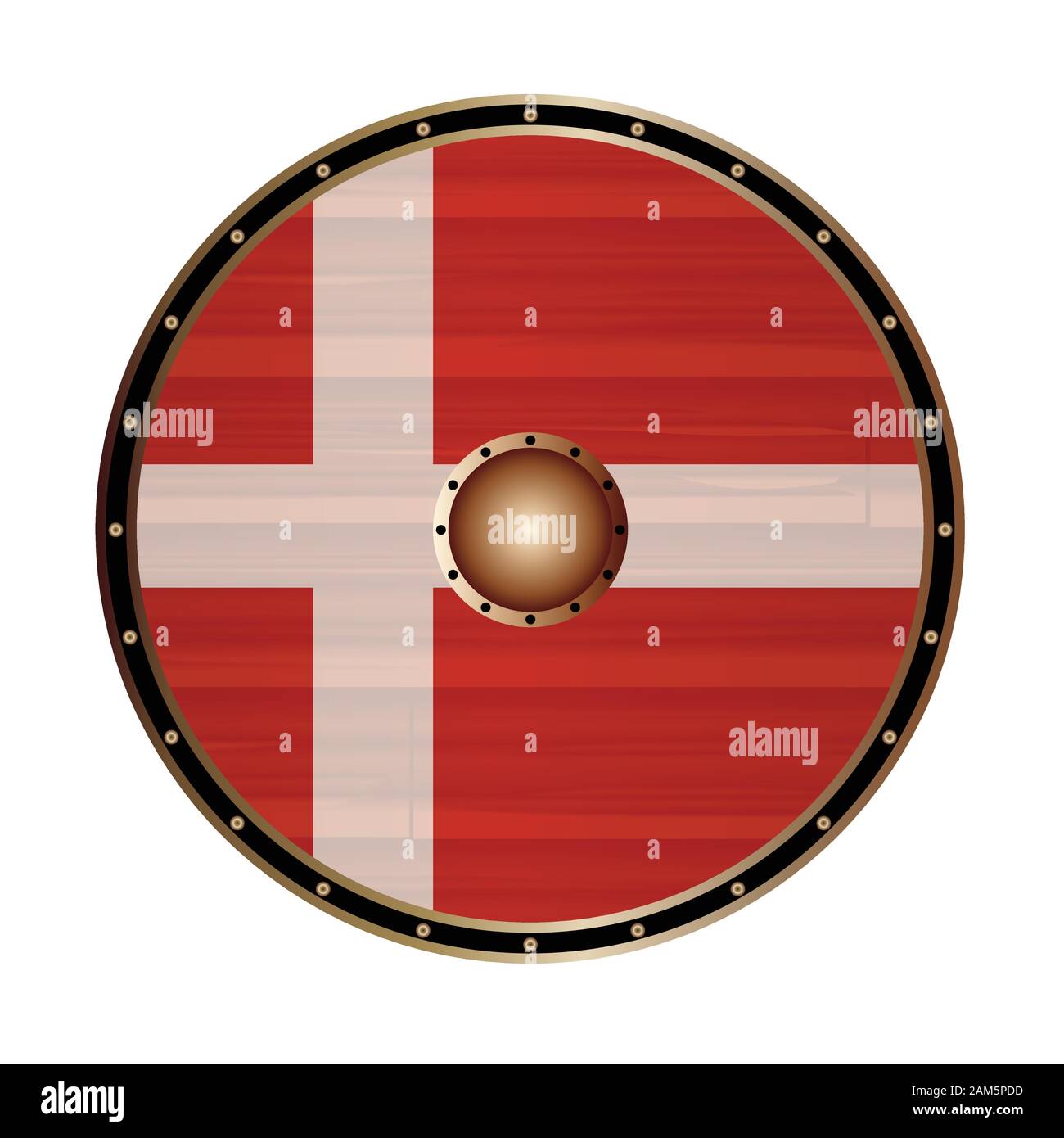 The flag of danes Stock Vector Images - Alamy