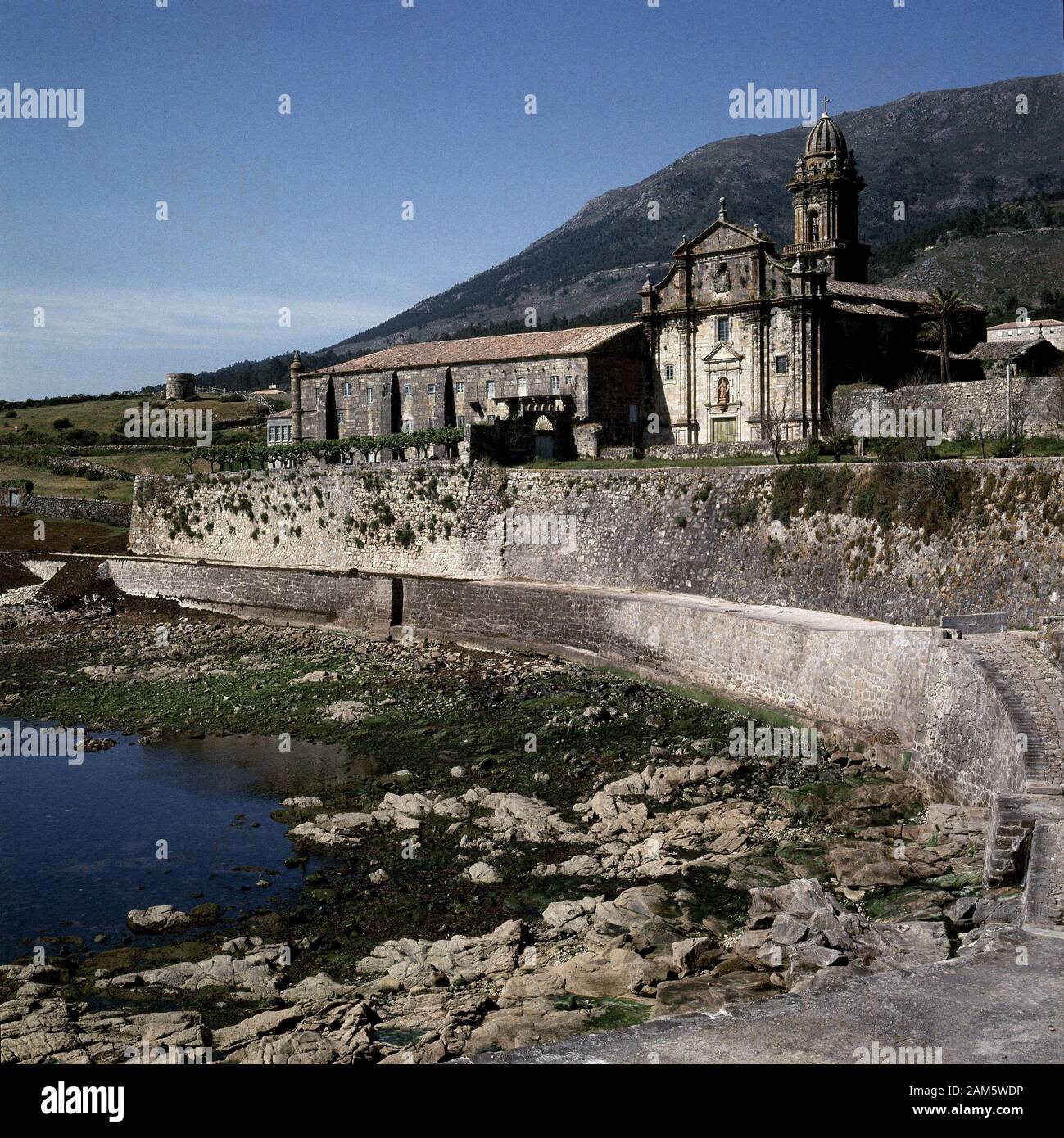 Monastery of santa maria de oia hi-res stock photography and images - Alamy