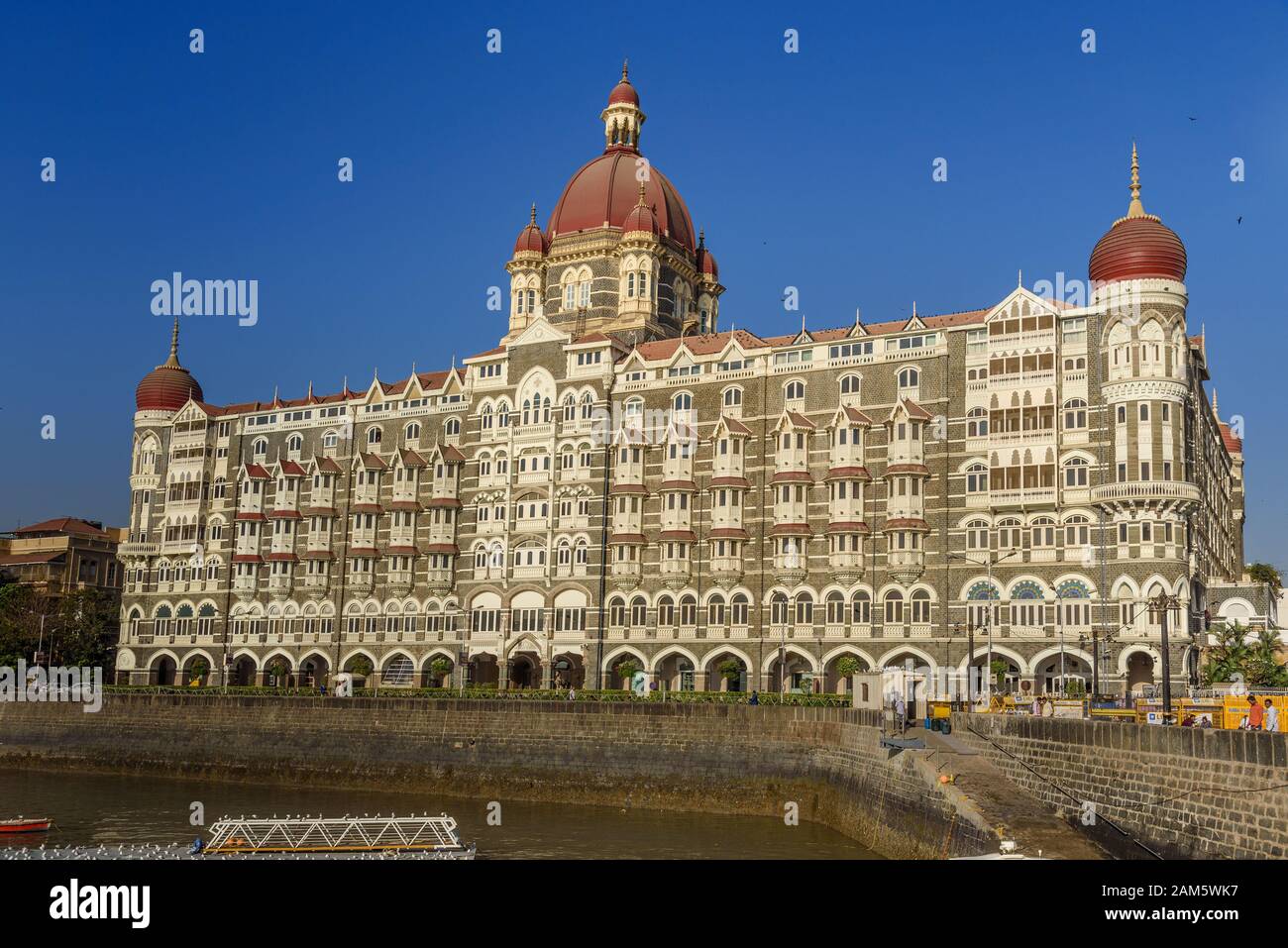 Taj Mahal Palace Hotel in Colaba region of Mumbai. India Stock Photo ...