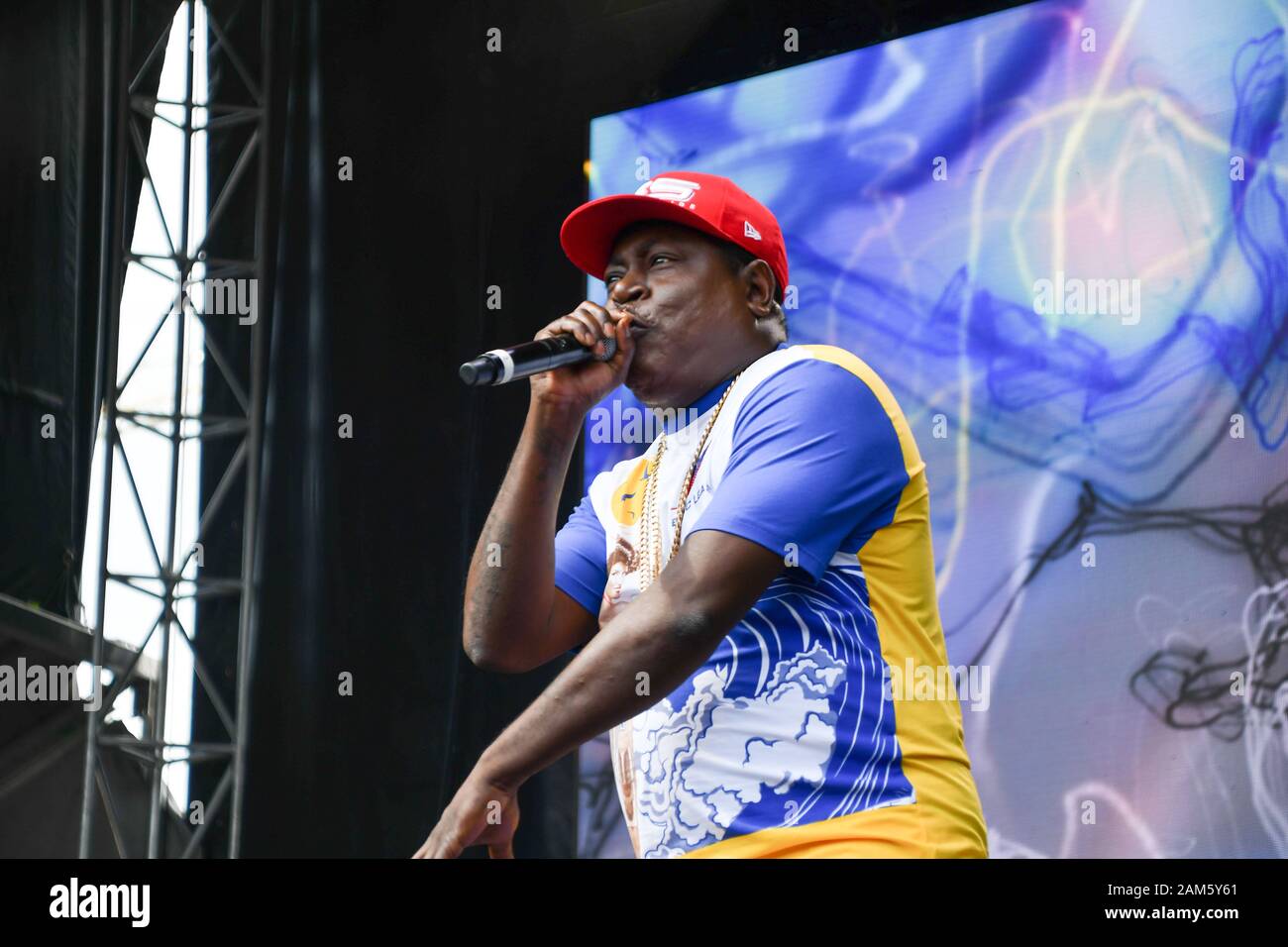 Rapper Trick Daddy performs during 10th annual 'One Music Fest' held at ...