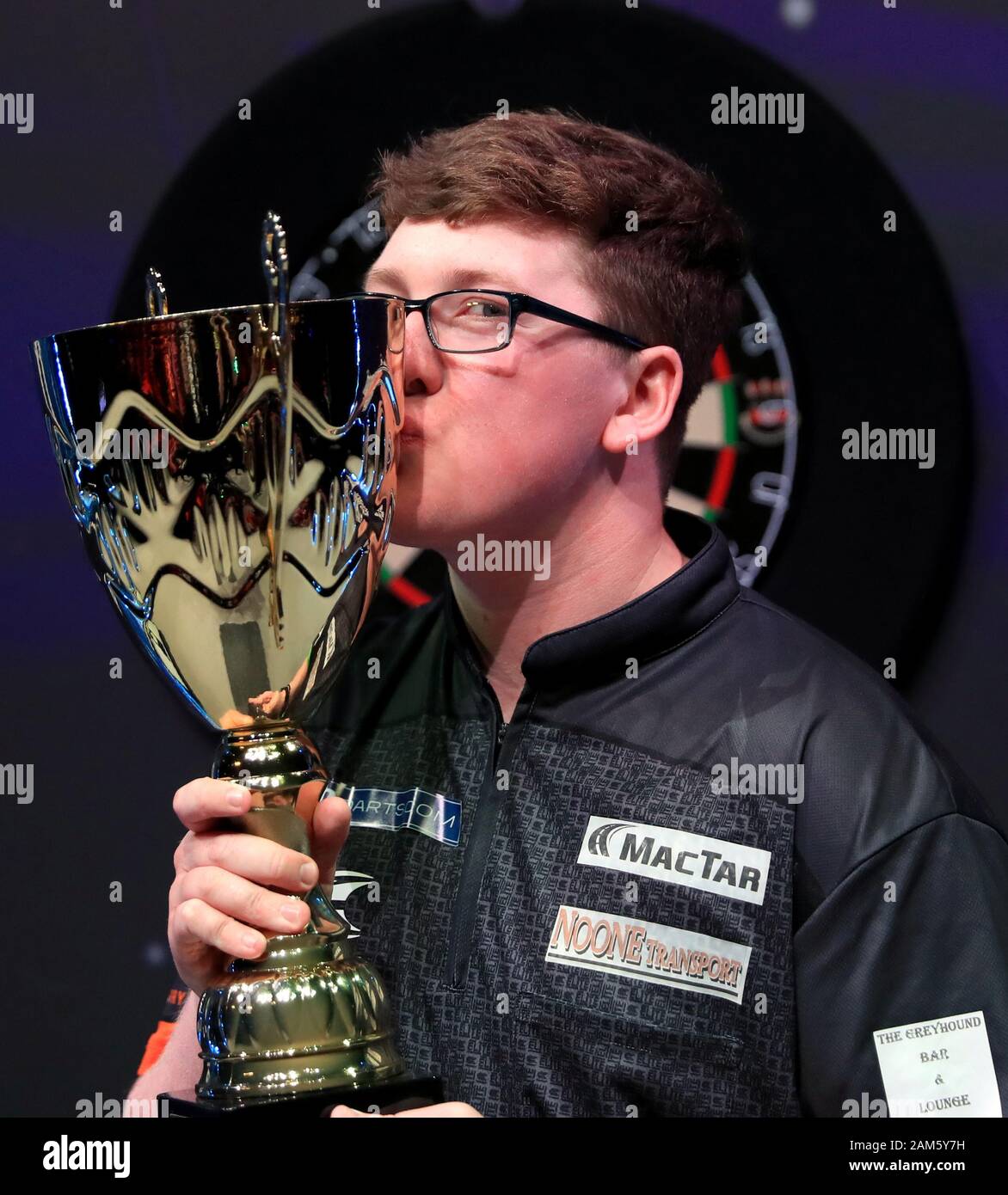 Keane Barry celebrates winning the youth final during day eight of the ...