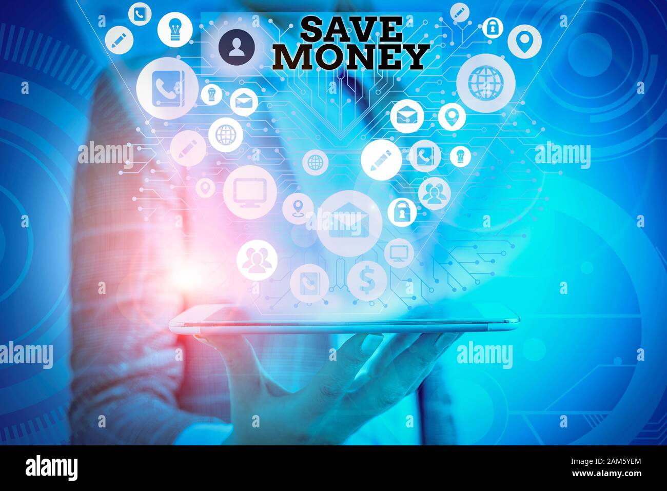 Conceptual hand writing showing Save Money. Concept meaning store some ...