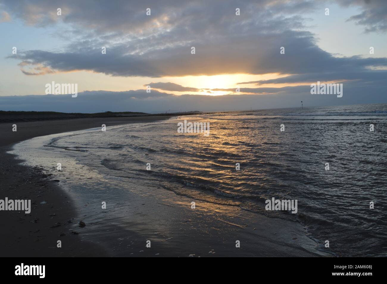 Prestatyn beach. North Wales, United Kingdom Stock Photo - Alamy