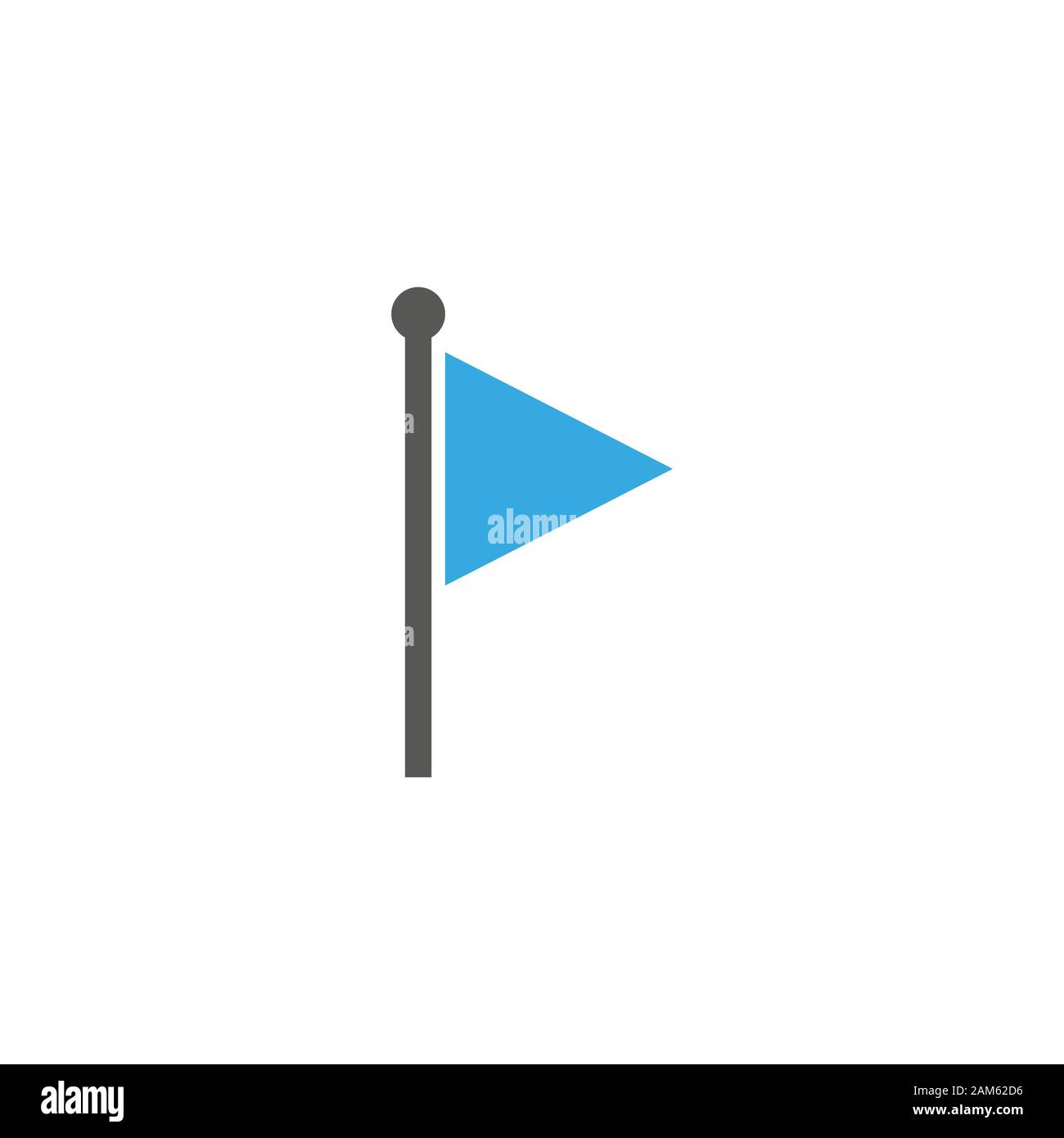 The flag icon. Mark and navigation symbol. Flat illustration eps 10 ...