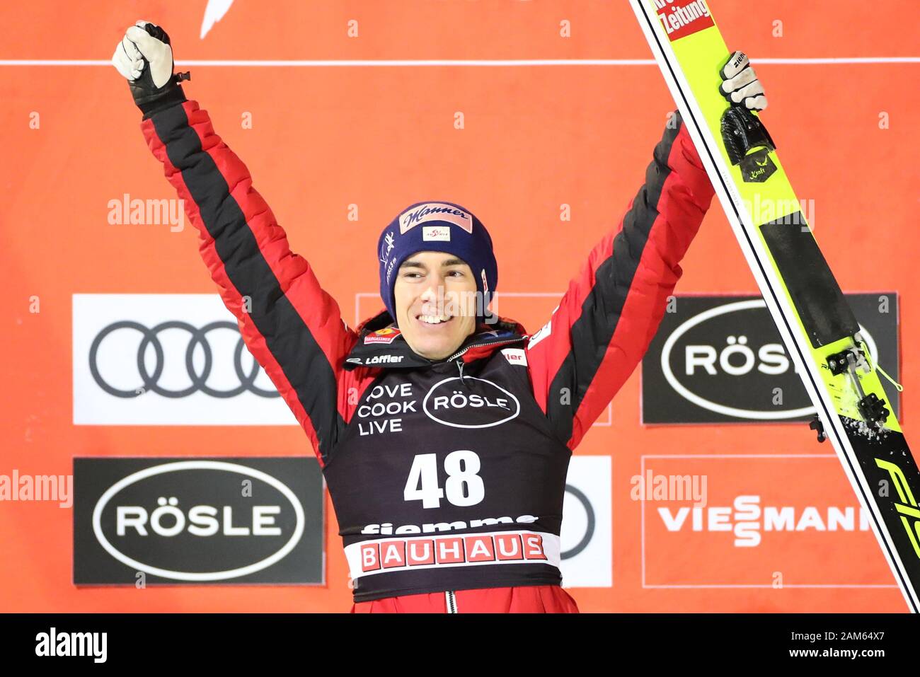 Predazzo, Italy. 11th Jan, 2020. FIS Ski Jumping World Cup in Predazzo ...