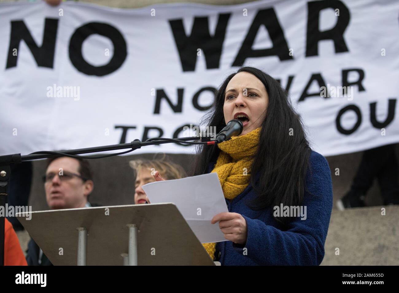 London, UK. 11 January, 2020. Amelia Womack, Deputy Leader of the Green ...