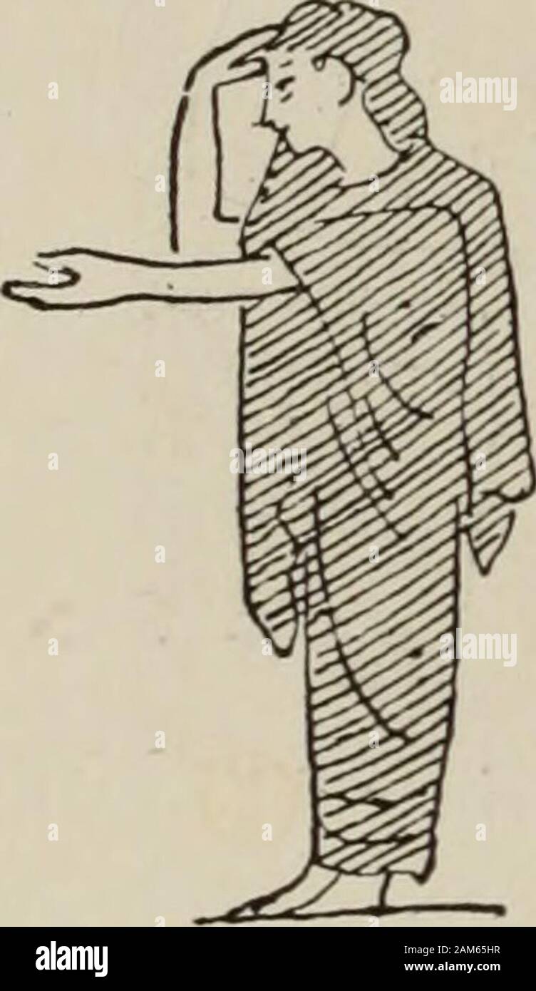 The antique Greek dance, after sculptured and painted figures . Fig ...