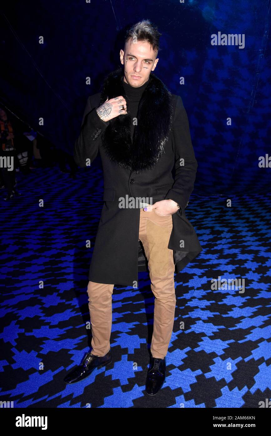 Milan, Italy. 11th Jan, 2020. Milan Fashion Week, Men Fall Winter. 2020 ...