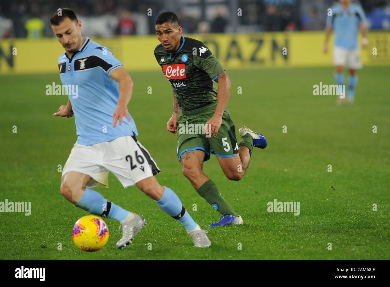 Stefan radu lazio marques loureiro allan napoli hi-res stock ...