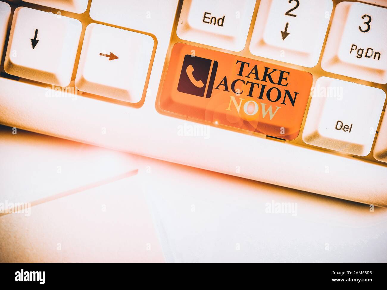 Text sign showing Take Action Now. Business photo showcasing asking ...