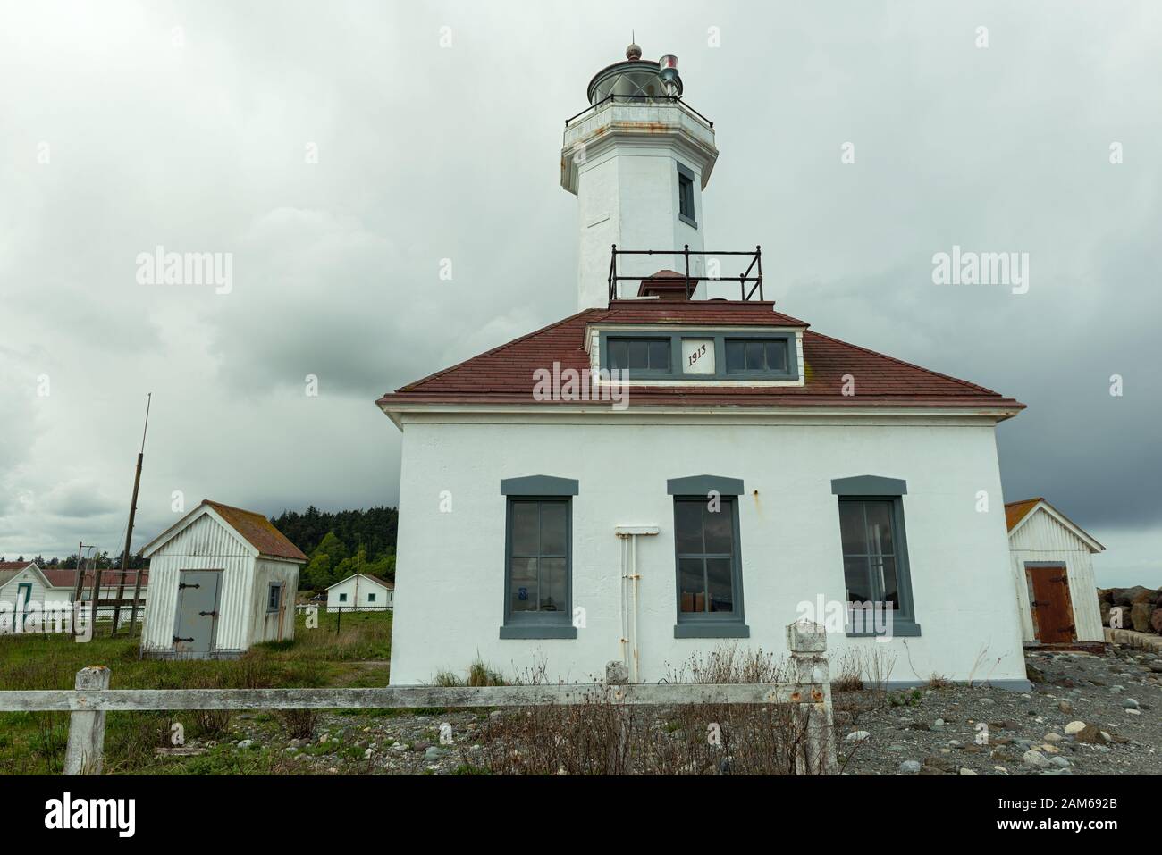The Point Wilson Lighthouse was Built in 1913 in Port Townsend ...