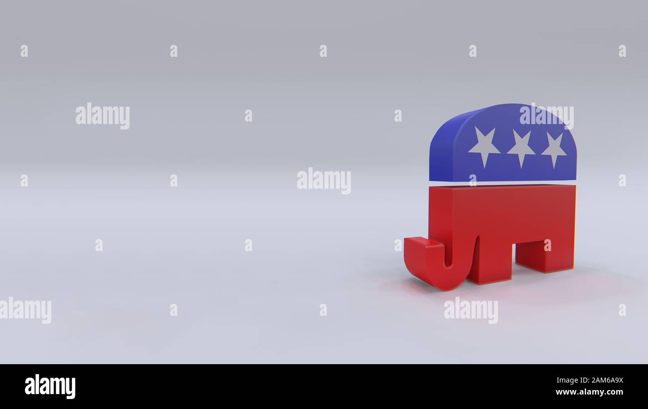Usa political parties symbols hi-res stock photography and images - Alamy