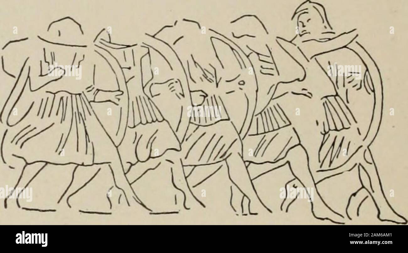 The antique Greek dance, after sculptured and painted figures . red the ...