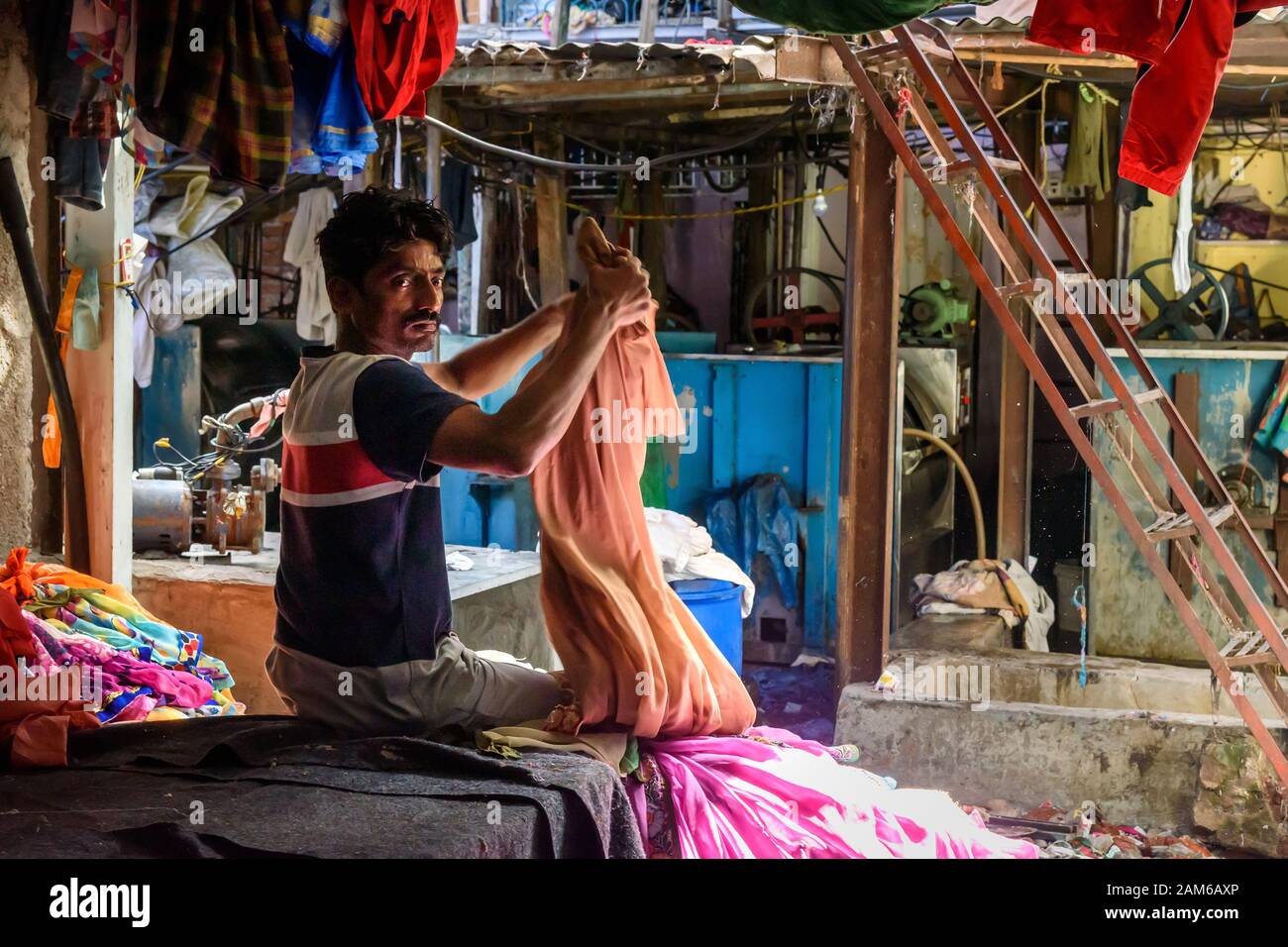 Indian laundry service hi-res stock photography and images - Alamy