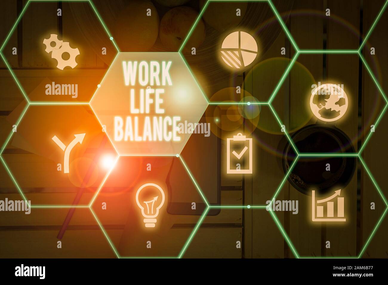 Text sign showing Work Life Balance. Business photo showcasing Division ...