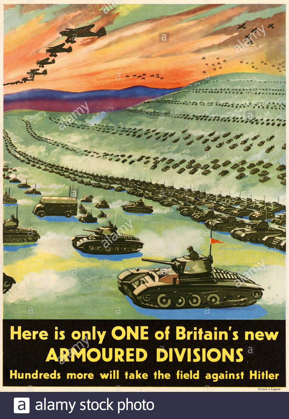 British World War 2 Public Information Propaganda poster Stock Photo ...