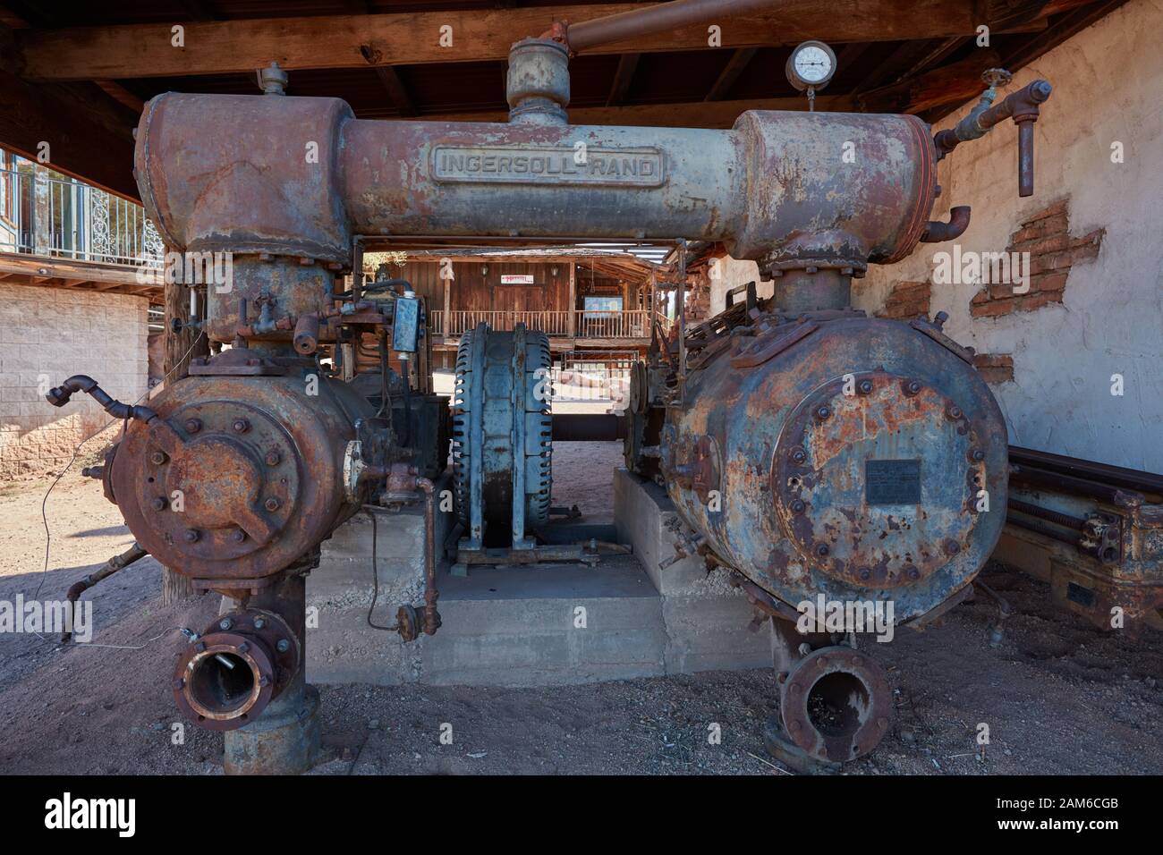 Abandoned machinery in Goldfield, Arizona Stock Photo - Alamy