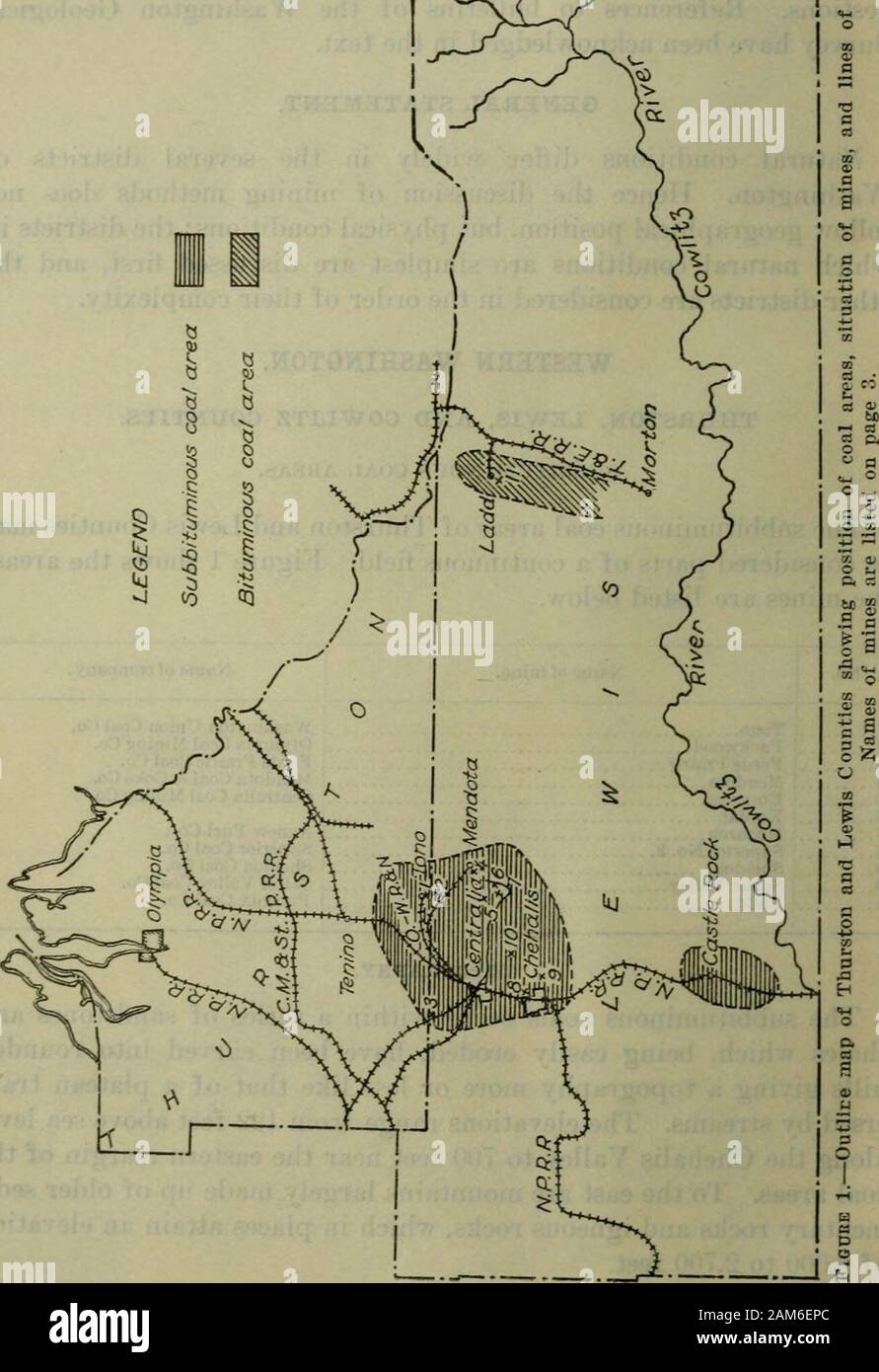 Bulletin . of mine. Name of company. Tono Washington Union Coal Co ...