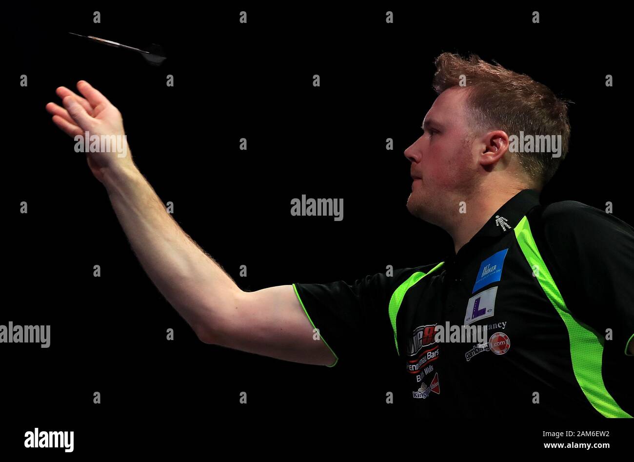 Jim Williams in action during day eight of the BDO World Professional ...