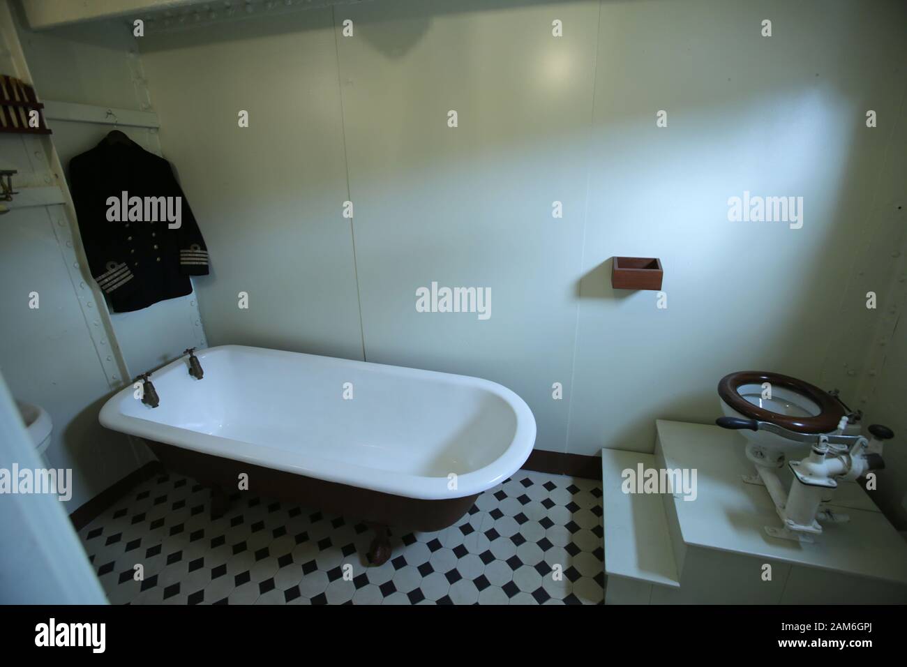 One of the many areas to explore inside HMS Caroline, Wednesday July ...