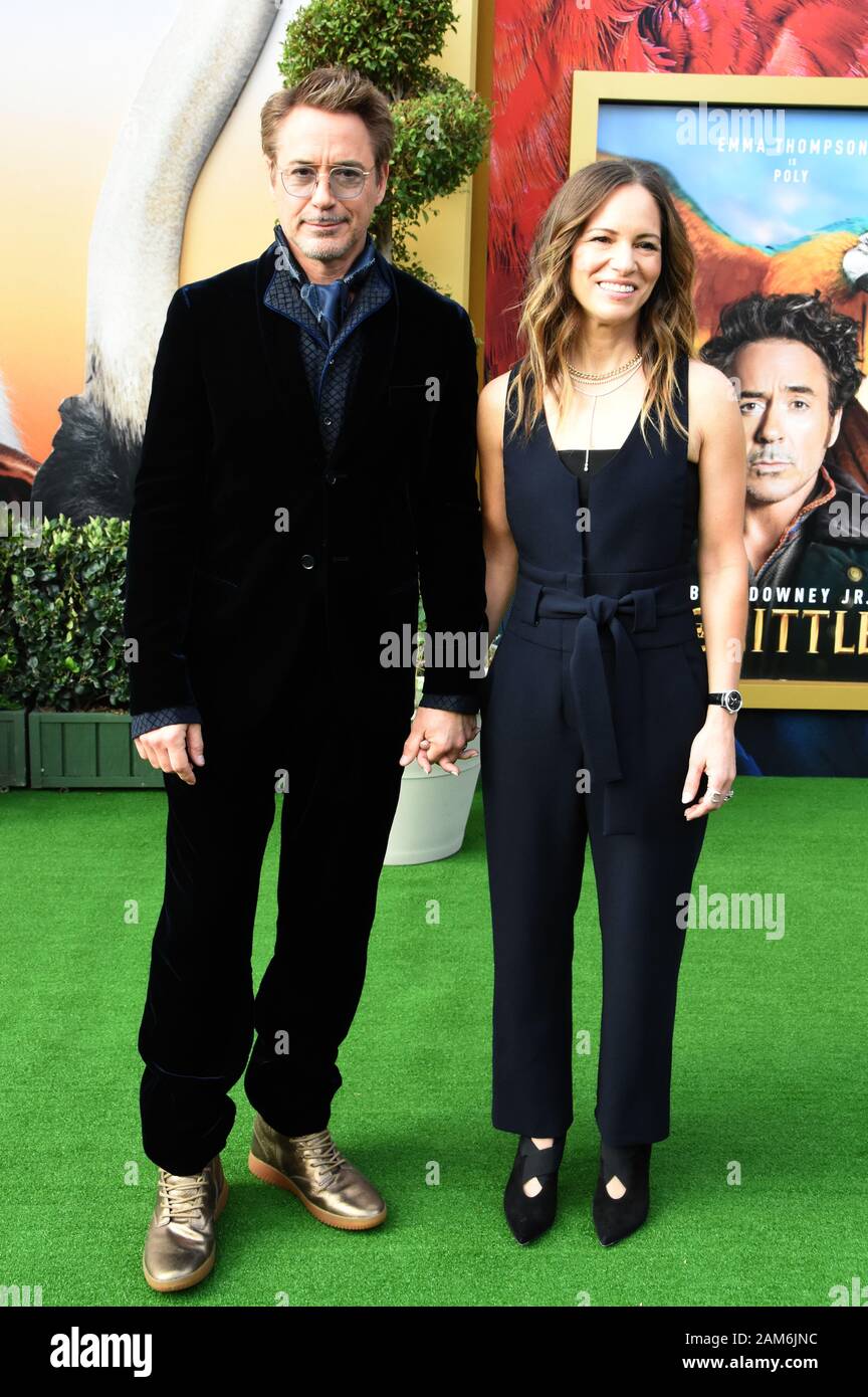 Westwood, California, USA. 11th Jan, 2020. Actor Robert Downey Jr. and ...